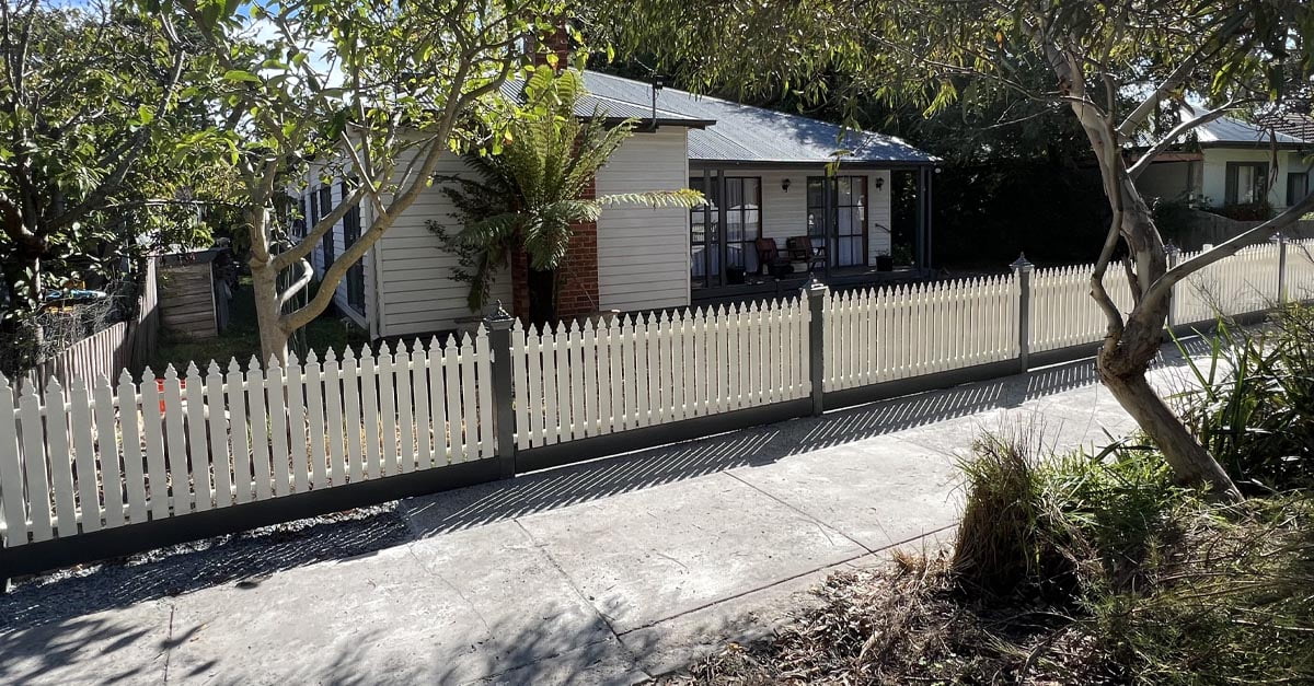 Windsor steel picket fence - Boronia | Haven Fencing